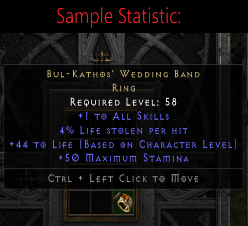 PC PS4 PS5 XBOX SWITCH Bul-Kathos BK Ring 3-5ll Diablo 2 Resurrected ...