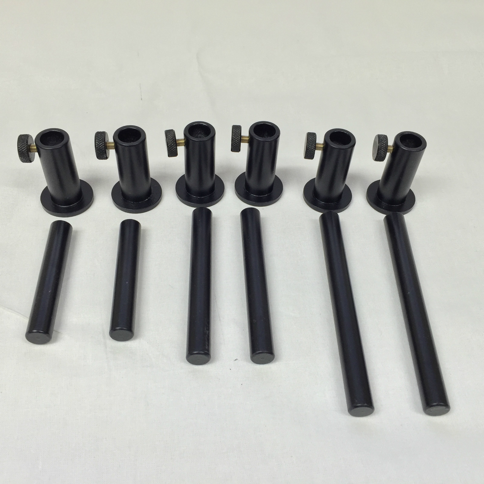 New Carp Fishing Black Aluminium stage stands + Inserts 3" 4" or 5 ...