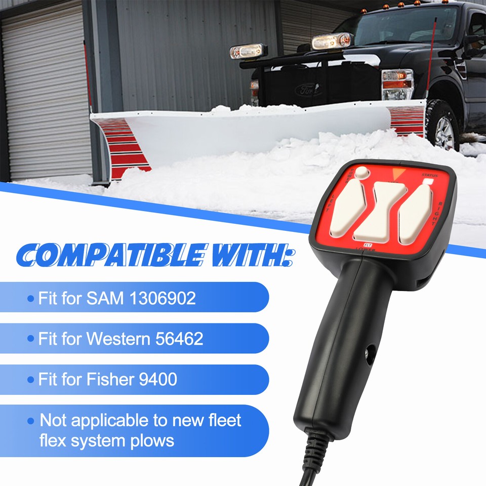 Snow Plow HANDHELD CONTROLLER for Buyers 1306902 for Western 56462 ...