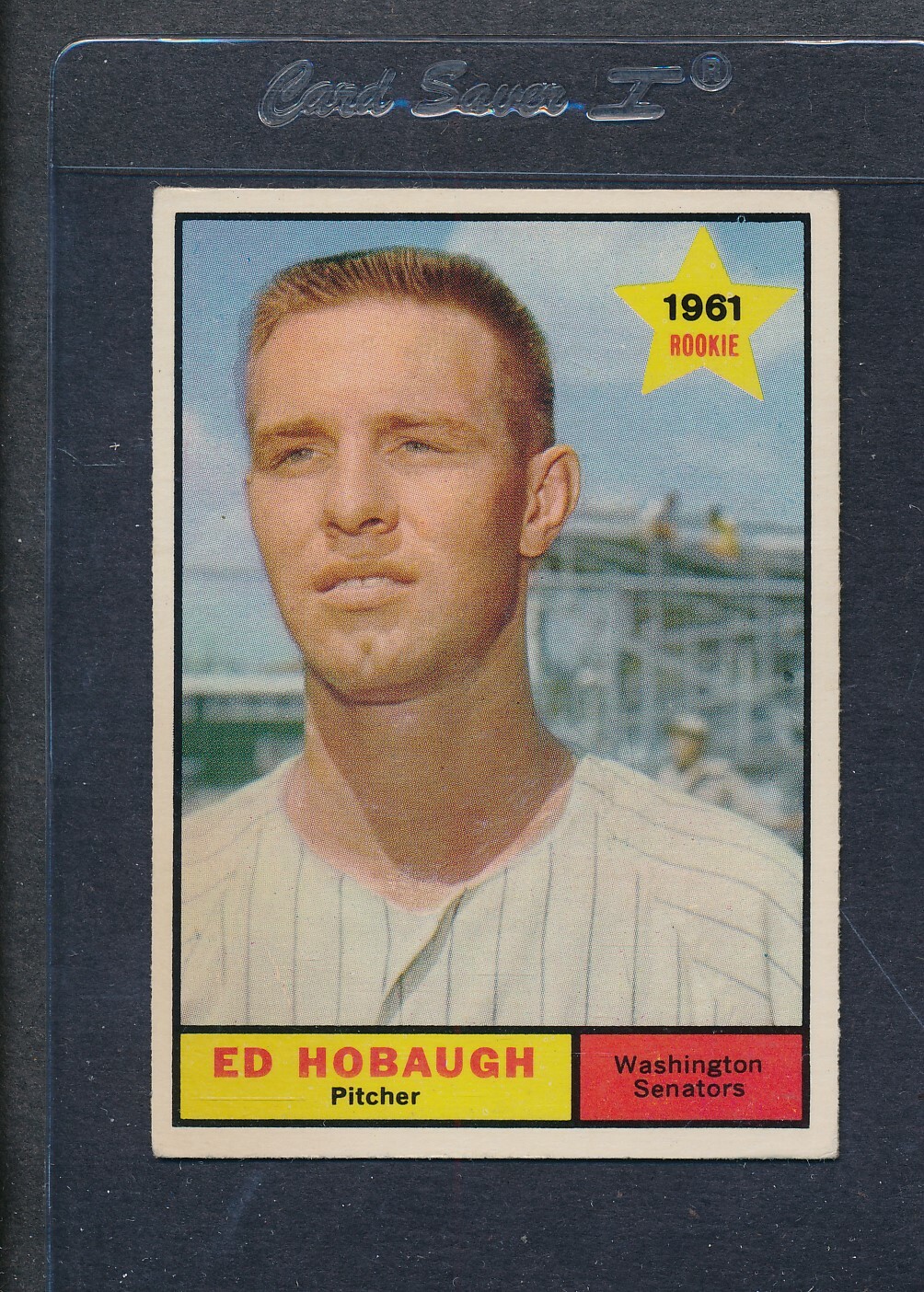 1961 Topps #129 Ed Hobaugh Senators NM *9612 | eBay