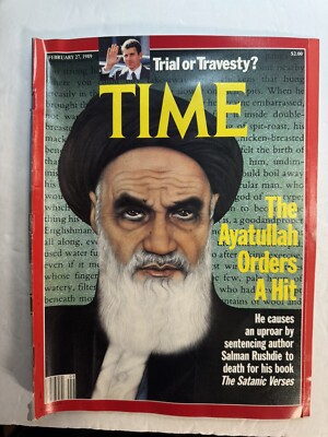 Time Magazine Back Issue Feb 27, 1989 The Ayatullah Orders A Hit | eBay