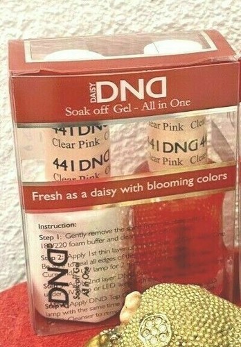 DND Duo Gel & Lacquer Clear Pink # 441 | eBay