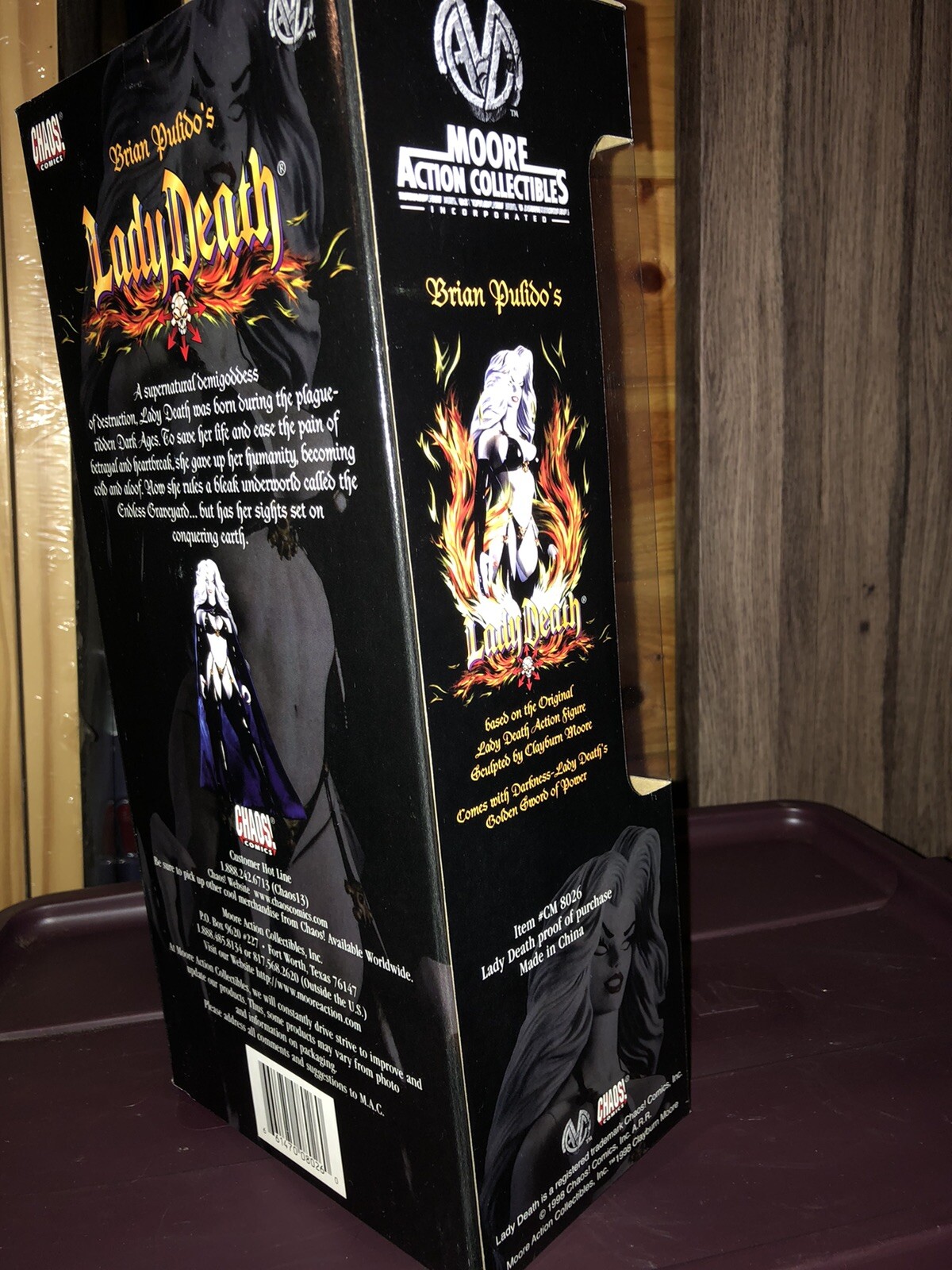 1998 Chaos Comics 12” Lady Death Action Figure Sculpted By Clayburn ...