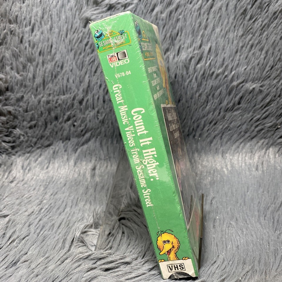 Sesame Street Home Video Count It Higher Great Music Videos VHS 1988 ...
