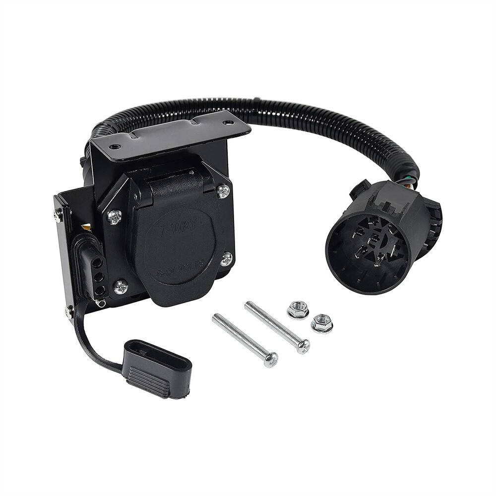 7-way Trailer Harness 4-way Flat Plug Socket Kit For Chevy Silverado ...
