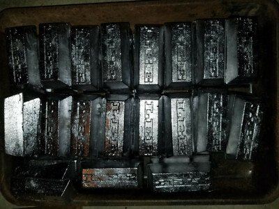 10+lbs Cleaned Soft Lead Ingots for all your lead needs! FREE Fedex ...