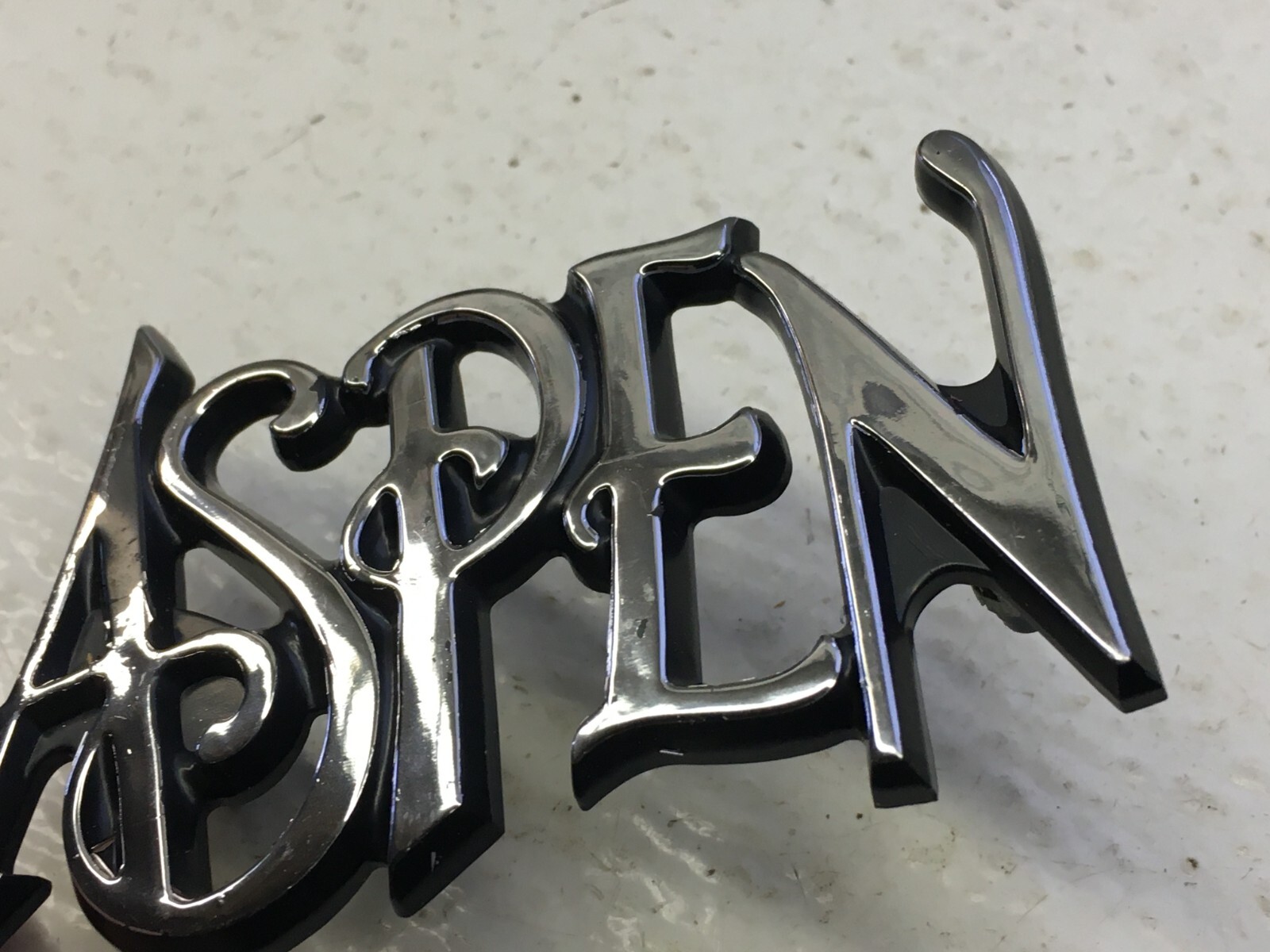 Mopar NOS 1976-80 Dodge Aspen Fender Nameplate Emblem 4022686 | eBay