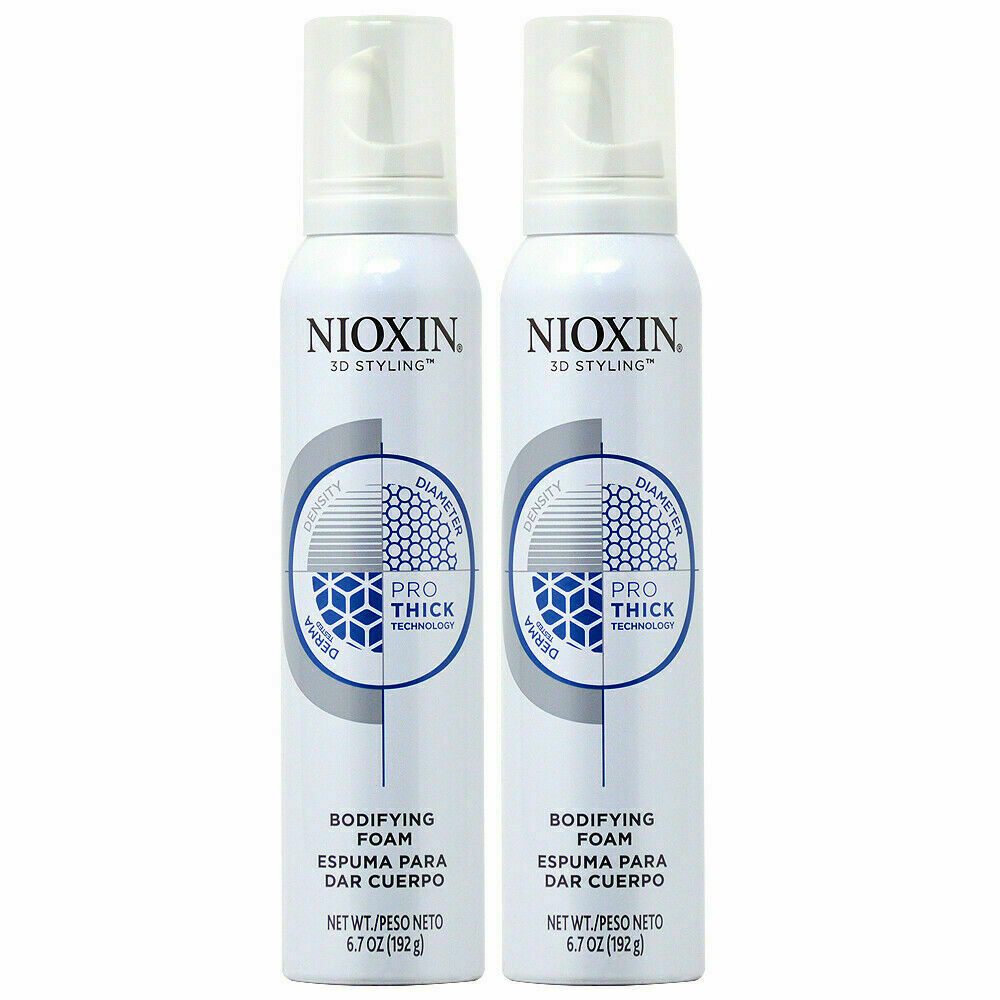Nioxin 3D Styling Bodifying Foam Mousse 6.7 oz (PACK OF 2) | eBay