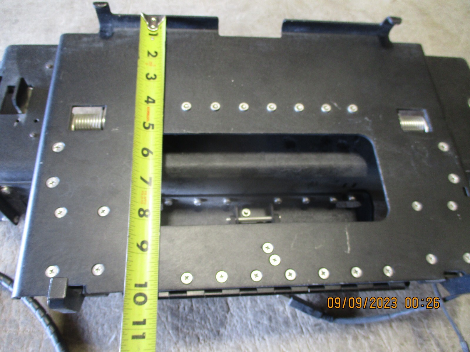 Odd Mounting Screen Bracket for Military Radio, w/177 Cables, Military ...