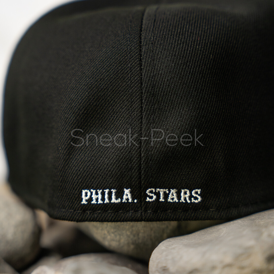 Rings & Crwns Philadelphia Star Men's Hat NLB Baseball Fitted Cap Black ...