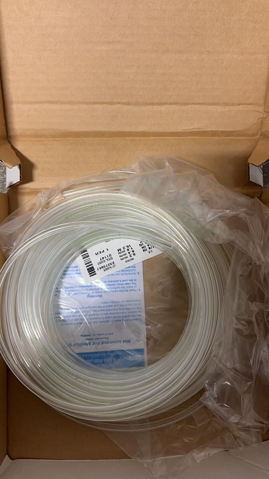 Tygon 2375 Tubing AJK00007 1/4" OD x 1/8" ID x 1/16" Wall x 10 Feet | eBay