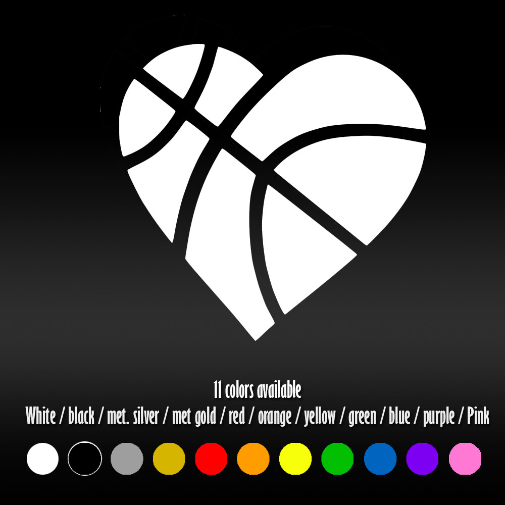 Pink Basketball Heart