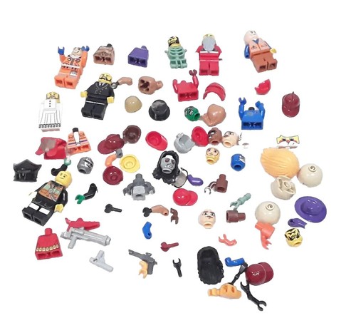 LEGO Figures Mini Figs People Replacement Parts Head Arm Hands ...