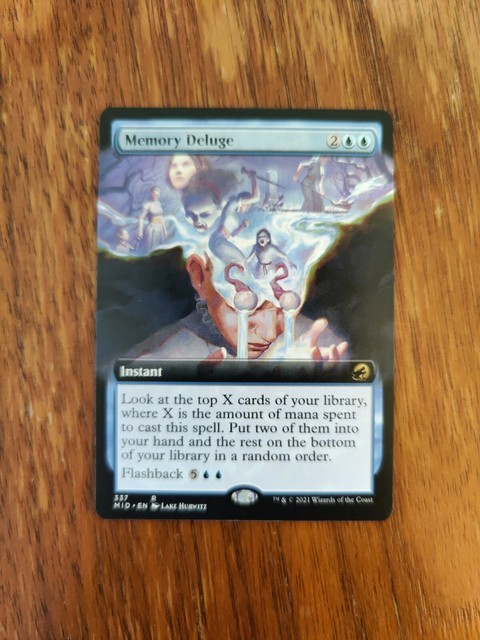 MTG Memory Deluge Innistrad: Midnight Hunt 337 Regular Rare for sale ...