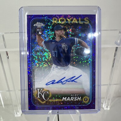 2024 Topps Chrome - Alec Marsh Purple Auto /299 | eBay