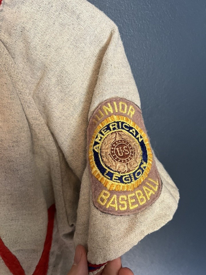 Vintage 50’s MacGregor Wool Stitched American Legion Baseball Jersey Sz 32 USA | eBay