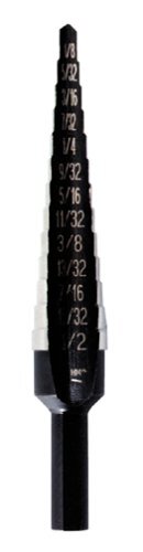 Irwin 10231 Unibit1 1/8-Inch to 1/2-Inch 1/4-Inch Shank Step Drill Bit ...