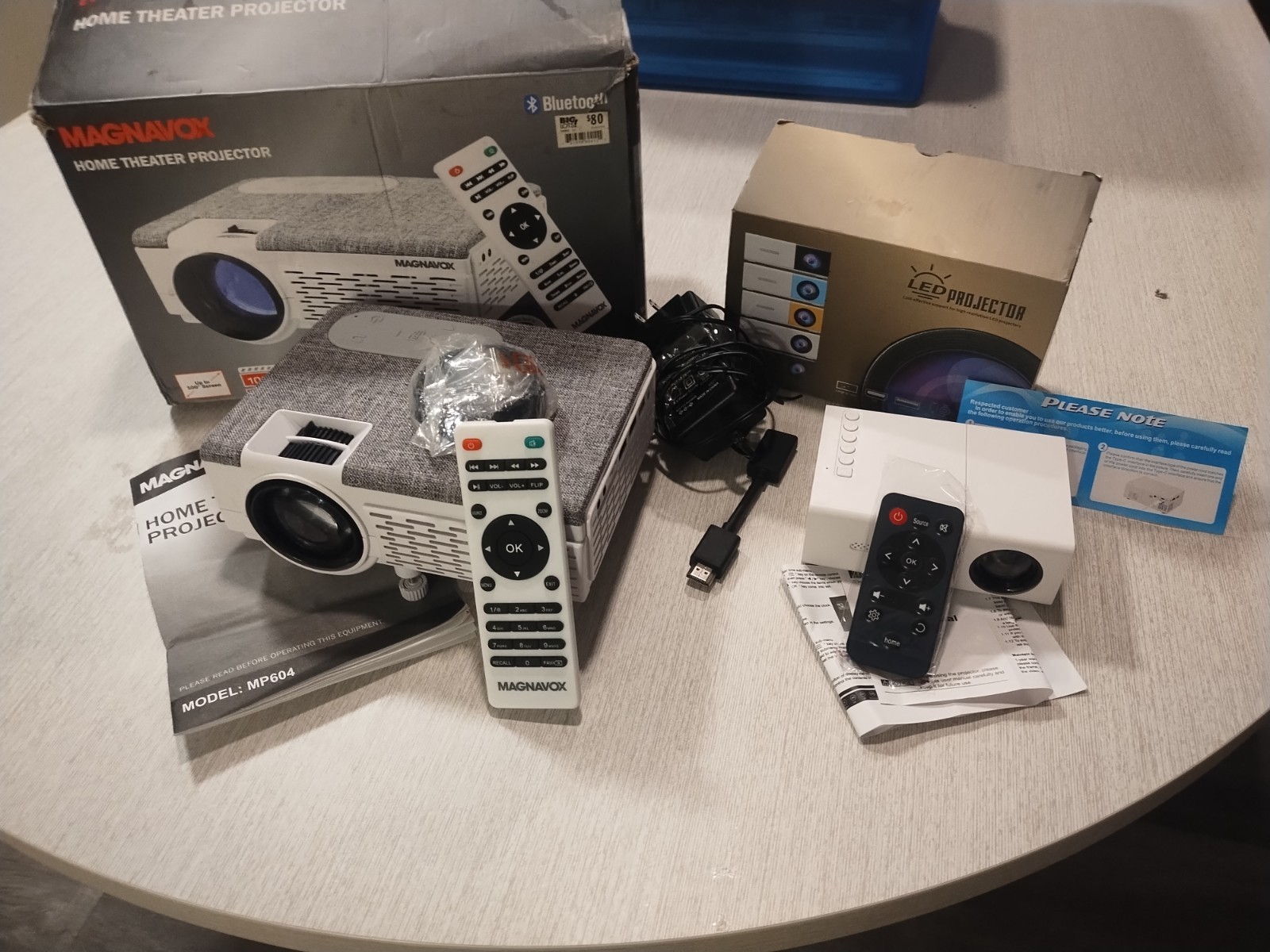 Magnavox MP601 1080p Home Theater Projector with Bluetooth - White for ...