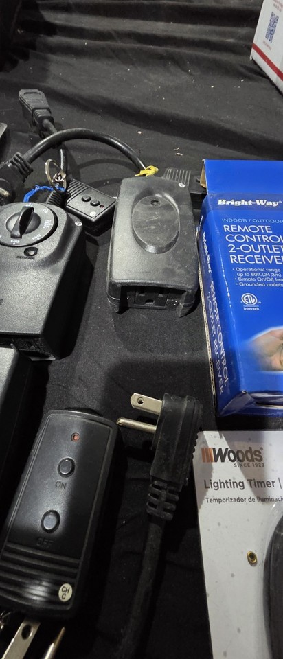 Outdoor Remote Outlet Plug, Timer Switch Lot Huge With Ir Remotes | eBay