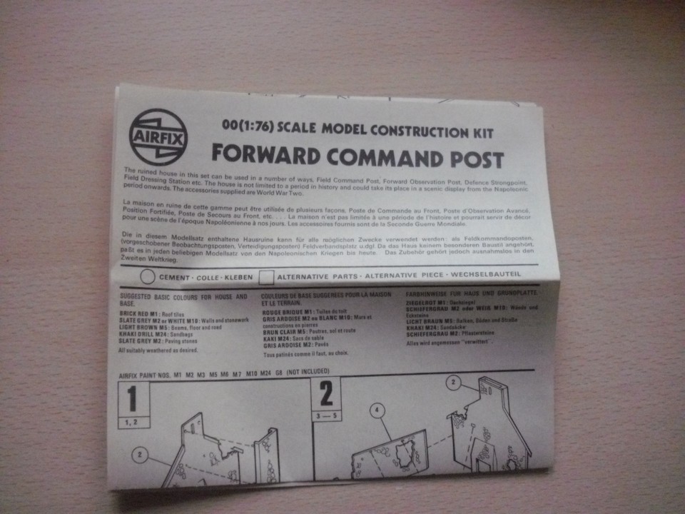 Airfix Forward Command Post 1/76 HO-OO scale INCOMPLETE | eBay UK