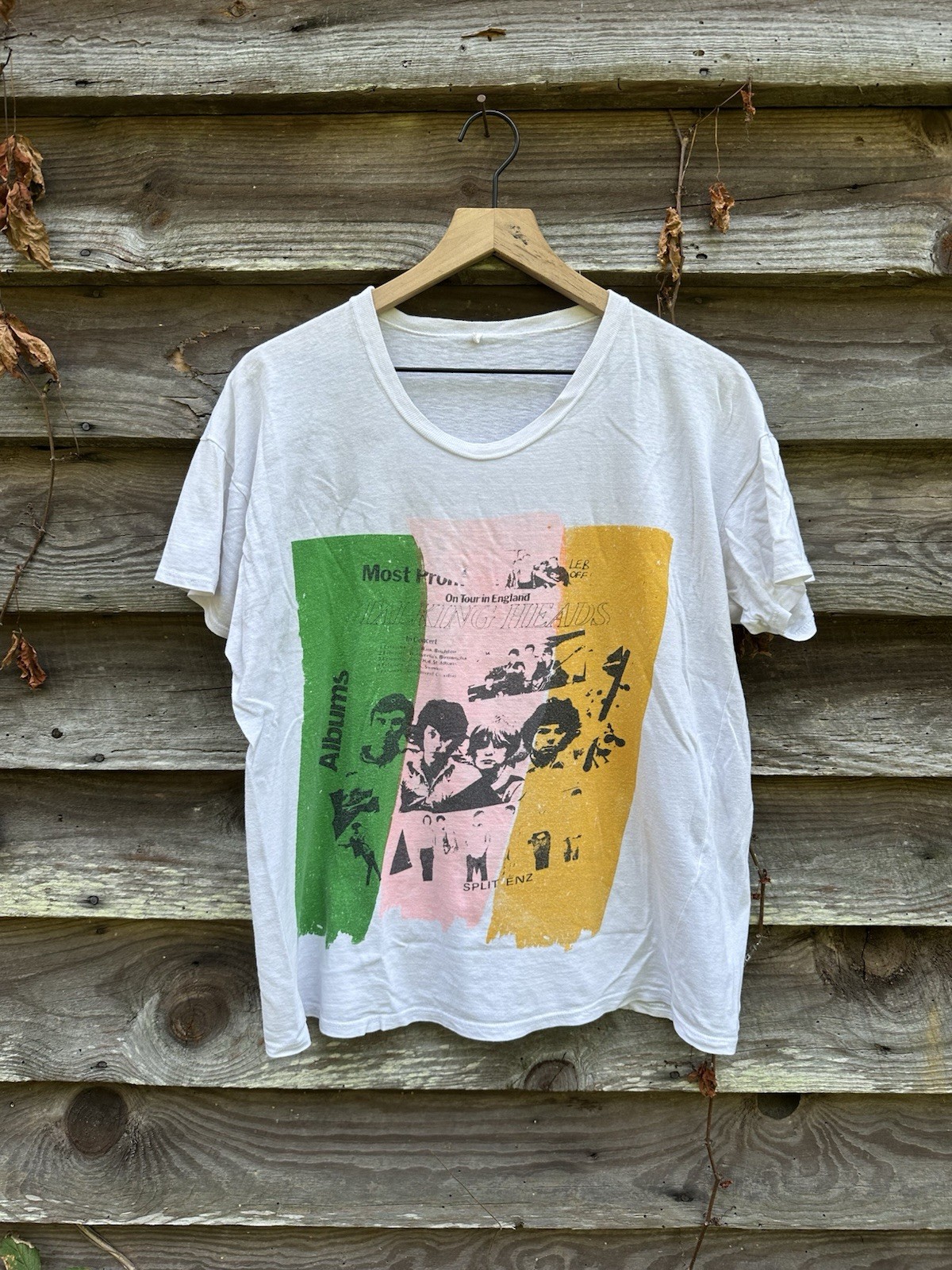 Vintage 80’s EURO talking Heads With Split Enz Tour S… - Gem