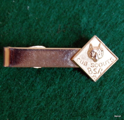 VINTAGE BOY SCOUT - CUB SCOUT TIE CLIP - GOLD TONE | eBay
