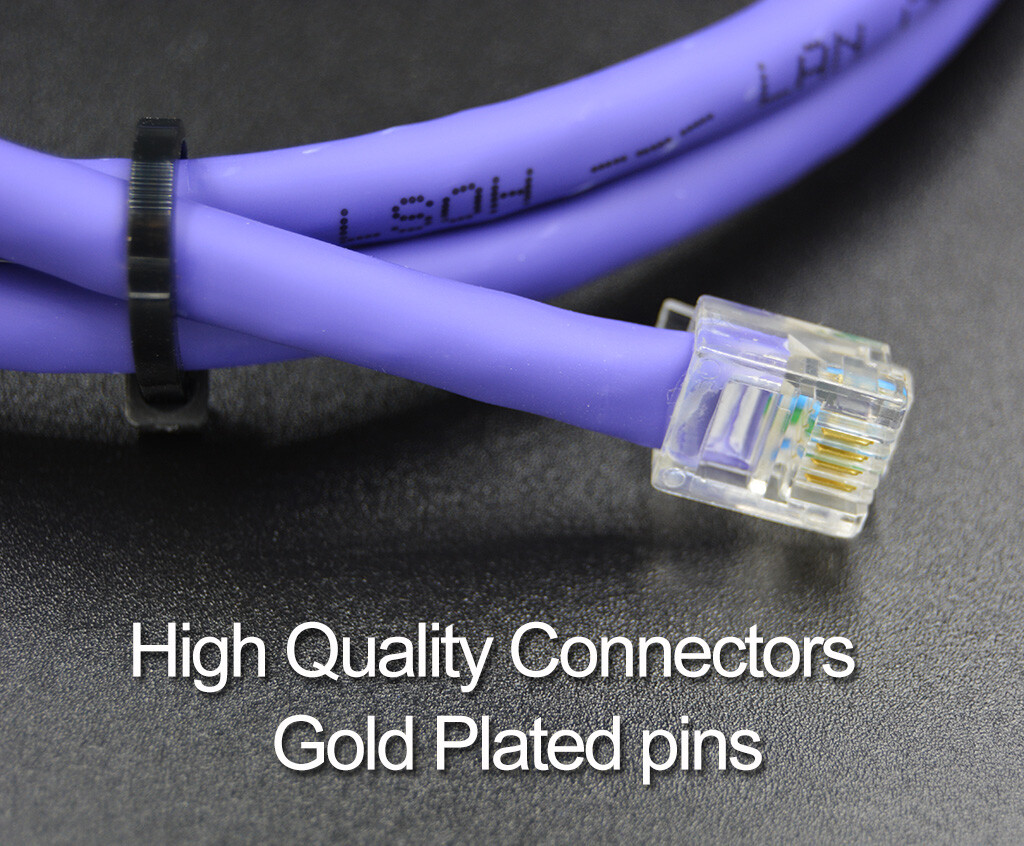 1.5M Cat6 Router cable BT Infinity VDSL RJ11 to RJ11 High speed ...