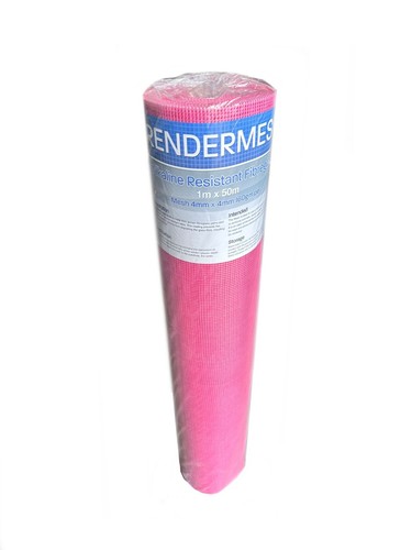 PINK RENDER MESH FIBERGLASS 160G M2 50M2 REINFORCING CRACK REPAIR ...