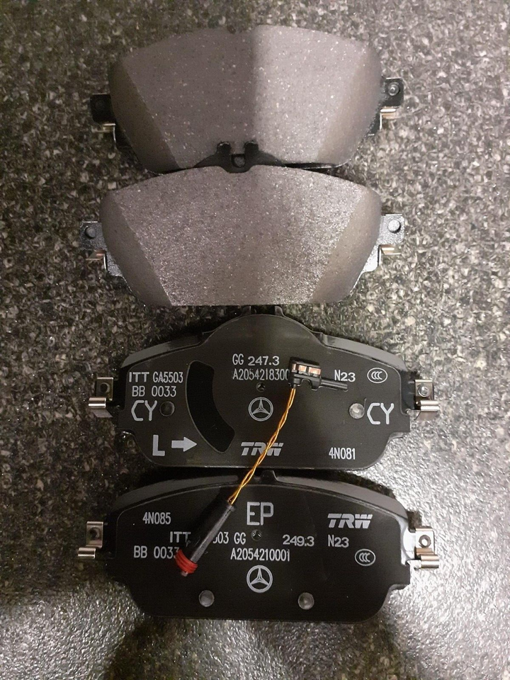 Genuine Mercedes-Benz Front Brake Pads With Sensor W205 C Class ...