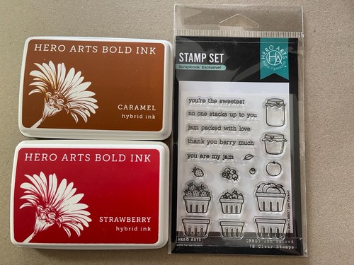 Hero Arts Stamp Set, 2 Ink Pads Jam Packed | eBay