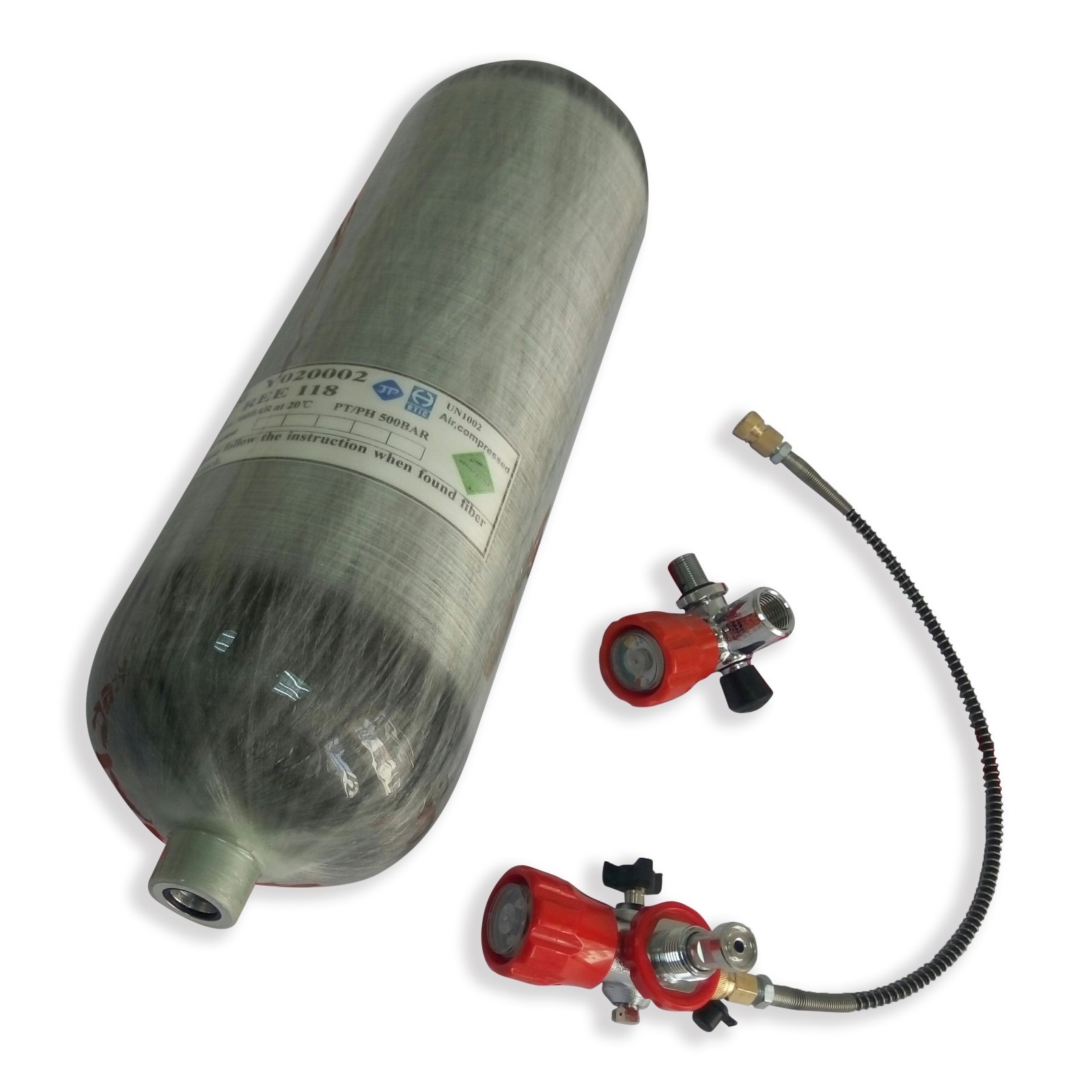 Acecare 6.8L dot Carbon Fiber PCP Tank 4500Psi 416CU.IN. Scba Tank for ...