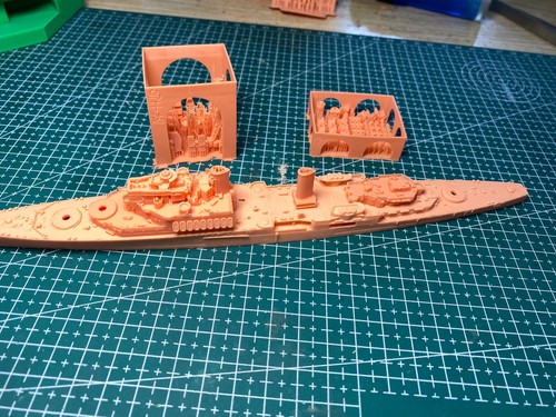 3D Printed 1/700 British Royal Navy Uganda Class Cruiser Unpainted ...
