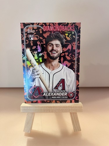 2024 Topps Update RC Blaze Alexander Black Cat Foil 9/10 Diamondbacks ...