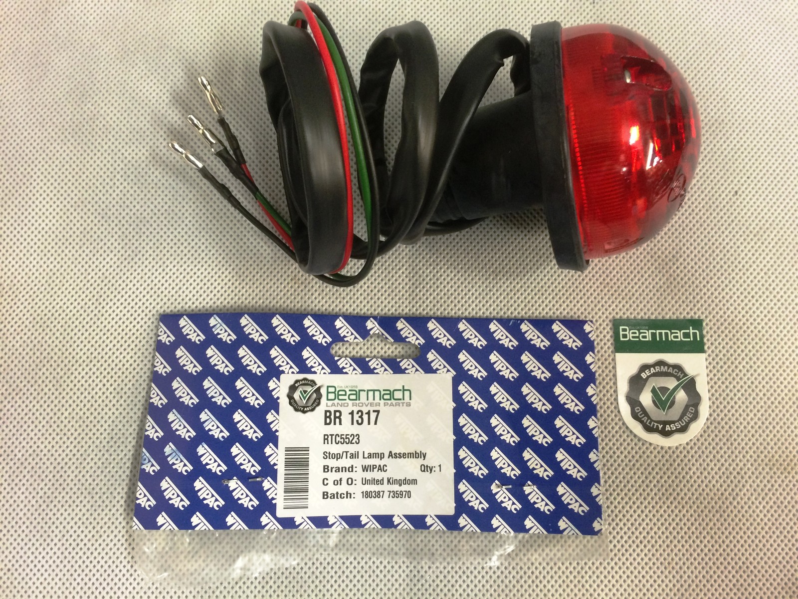 Land Rover Defender Single Rear Stop Brake Light Lamp - WIPAC OEM | eBay UK