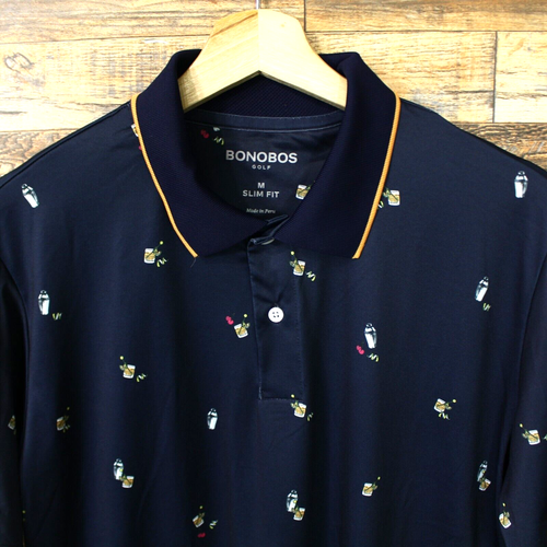 Bonobos Golf Mens Golf Polo Shirt Size M Short Sleeve Slim Fit | eBay