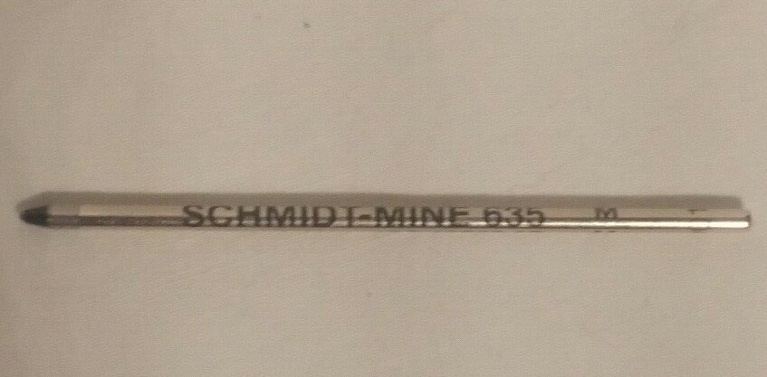 Schmidt -Mine 635 Ballpoint Pen Refill (M. Black Ink). #901 Germany | eBay