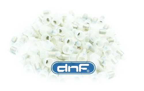 100 PACK 22-14 GAUGE CRIMP CLOSED END CAPS CONNECTORS + 100% COPPER UL ...