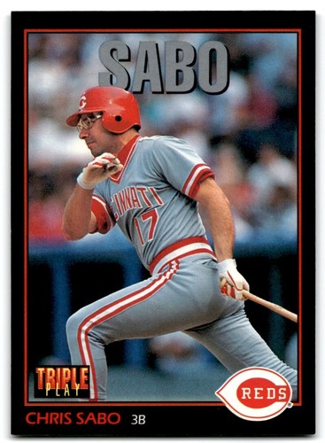 1993 Triple Play Chris Sabo Cincinnati Reds #184 | eBay