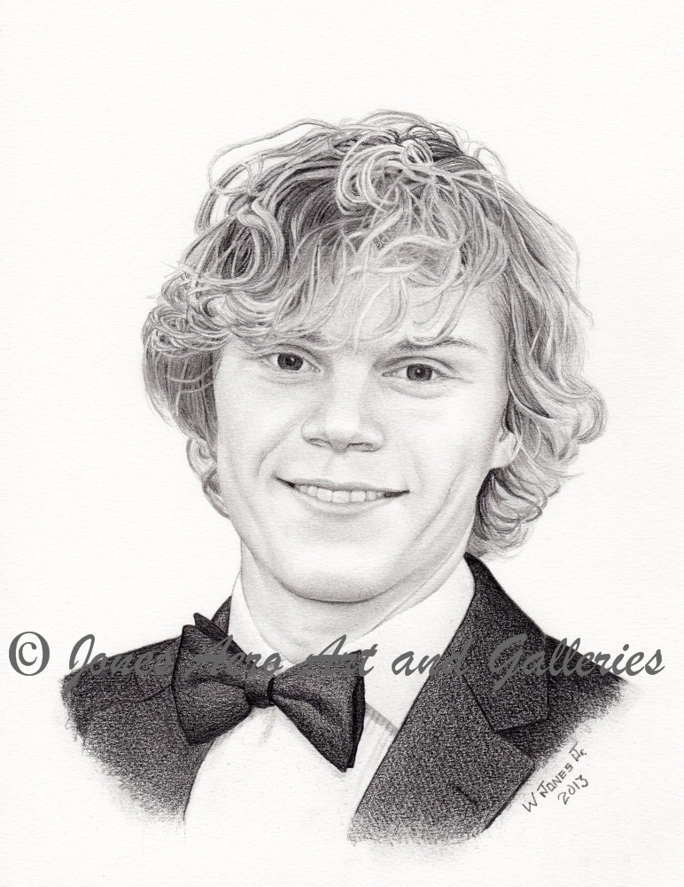 Evan Peters Collage Digital Art | Evan Peters | 30082017 By Josroart