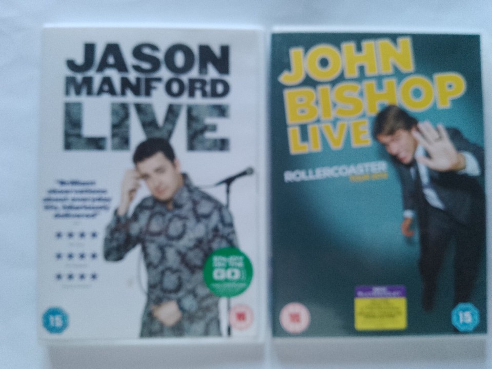 6 Comedy DVD Job Lot...Mansford, Bishop, Evans, Howard, A Carr, Hart ...