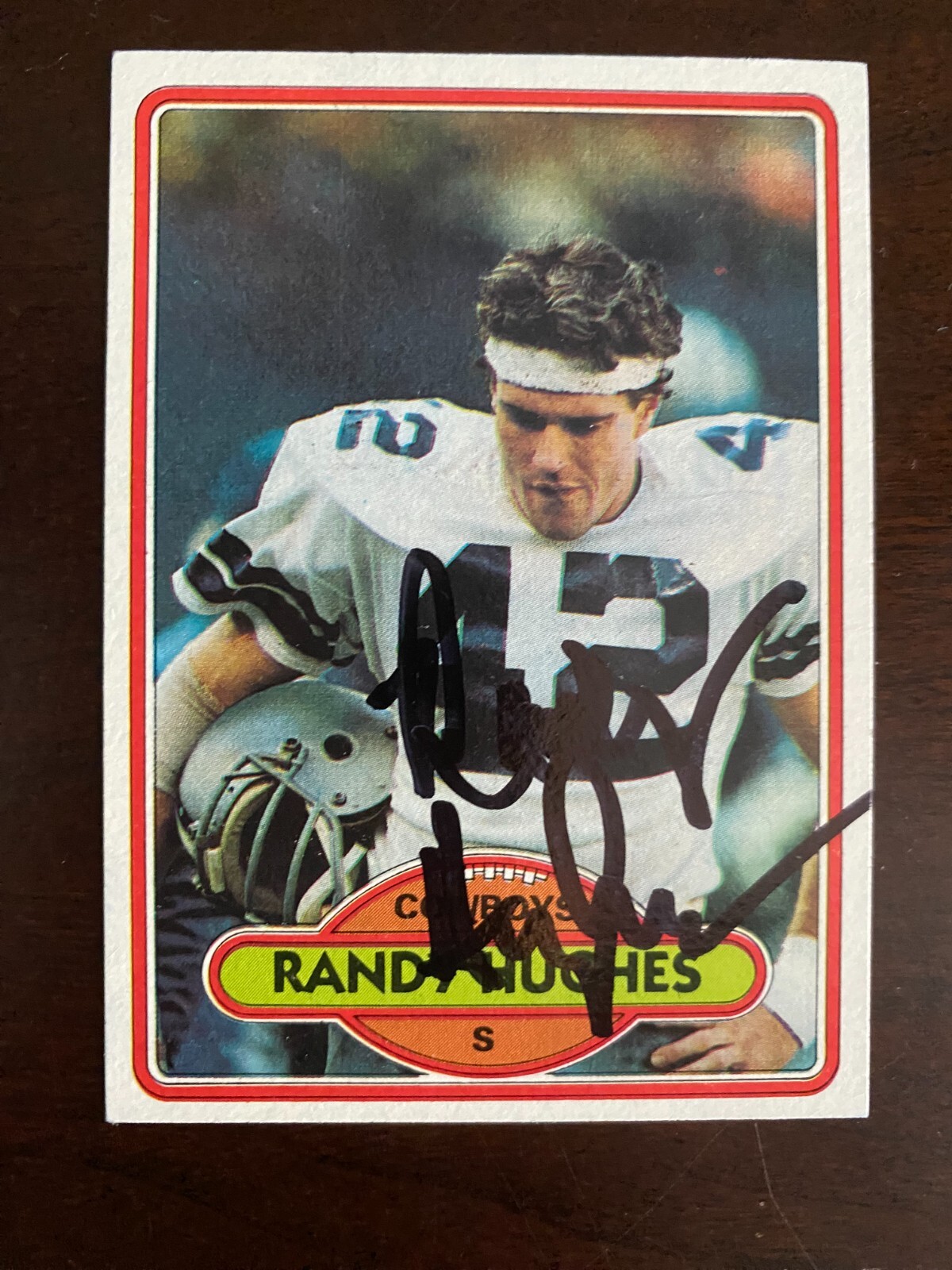 Randy Hughes Signed DALLAS COWBOYS Card 1980 Topps | eBay