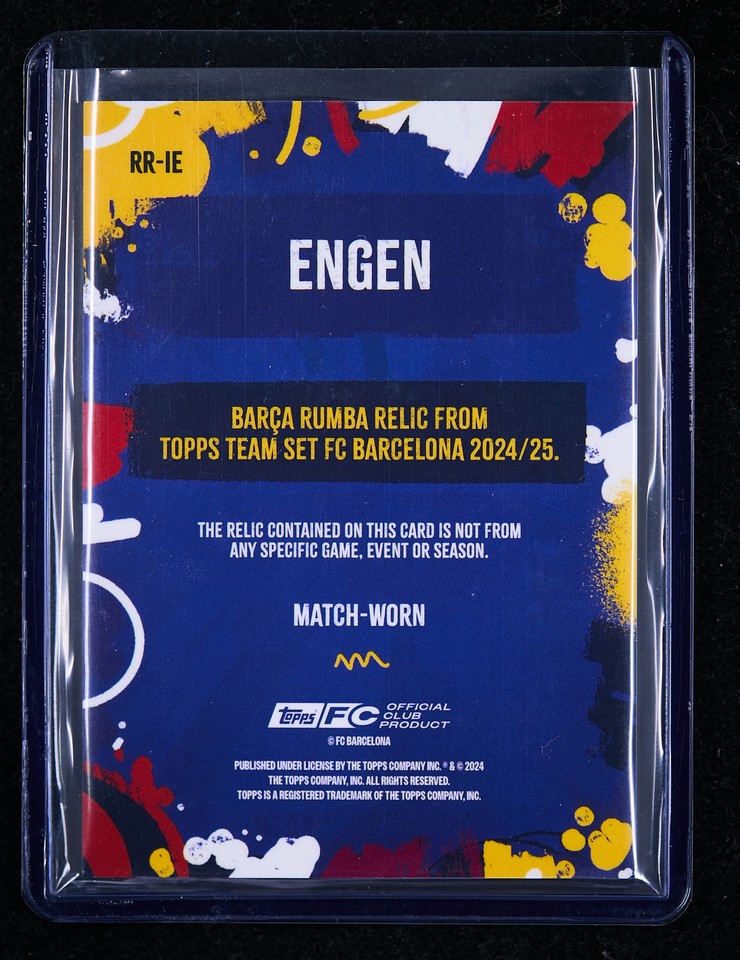 Engen 2024-25 Topps Barcelona Team Set Barca Rumba Relic Patch [fen34 ...
