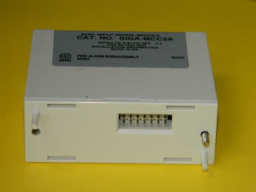 EST EDWARDS SIGA-MCC2A DUAL INPUT SIGNAL MODULE FIRE ALARM PART | eBay