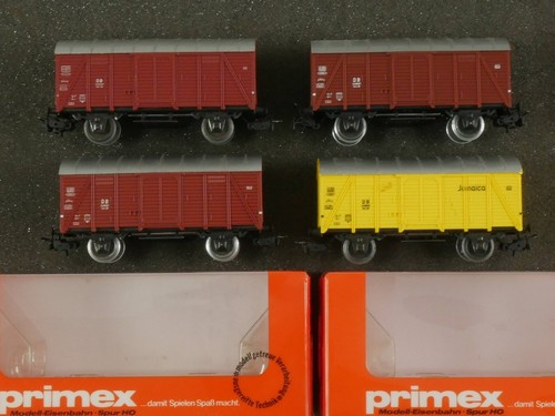 M%C3%A4rklin+4542+4544+Primex+IN+Set+4x+Freight+Car+AC+H0+Partly+Boxed+ ...
