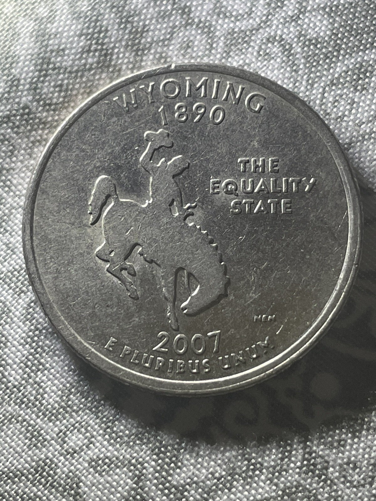 2007 Wyoming Quarter error / ULTRA RARE | eBay