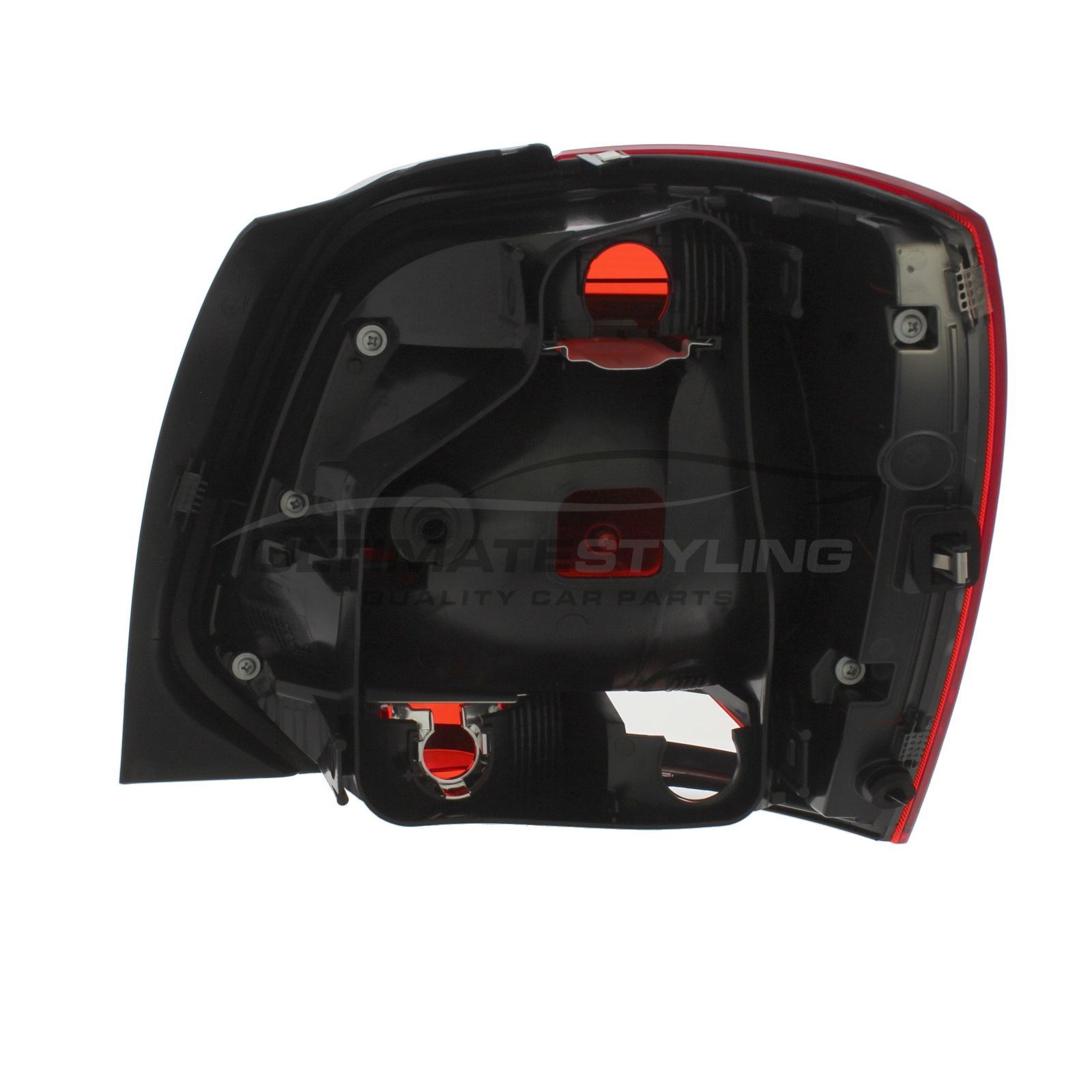 VW Polo Rear Light 2014-2018 Red Surround Tail Lamp Back Lens Passenger ...
