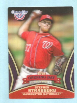 2013 Topps Baseball Opening Day 3D Stars Stephen Strasburg ODS-20 ...