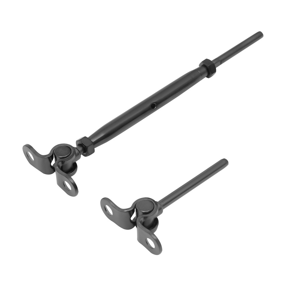 10 Pairs 1/8 Inch Black Cable Railing Hardware Kit Cable Railing ...