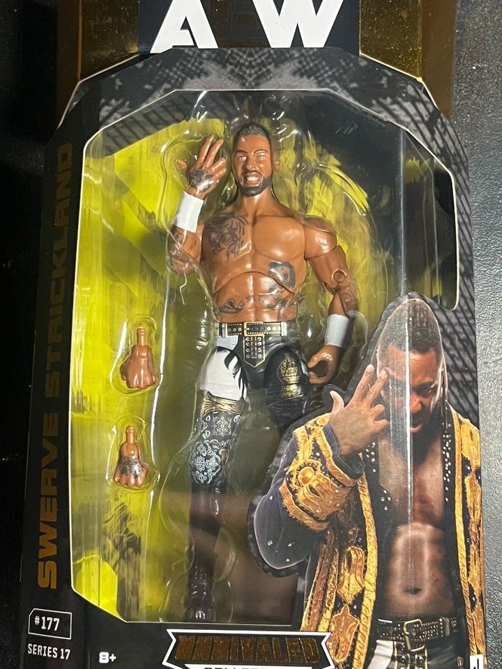 AEW Swerve Strickland #177 Unrivaled Series 17 Jazwares Wrestling ...