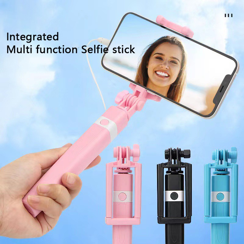 New Wire Controlled Selfie Stick Suitable Type-C Plug Mini Portable ...